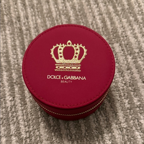 Dolce & Gabbana | Jewelry | Dolce Gabbana Red Round Case With Gold ...